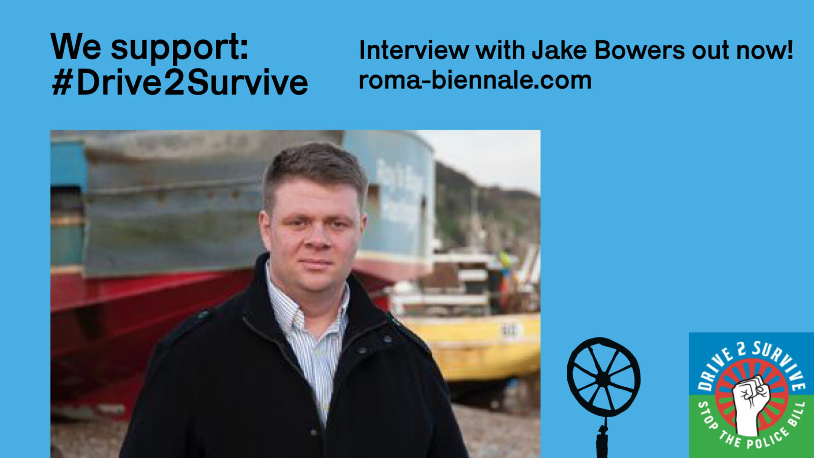 Interview – Jake Bowers from #Drive2Survive Roma Biennale